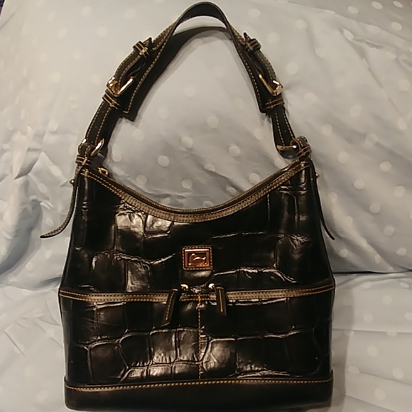 Dooney & Bourke | Bags | Dooney Bourke Denison Black Hobo Purse | Poshmark